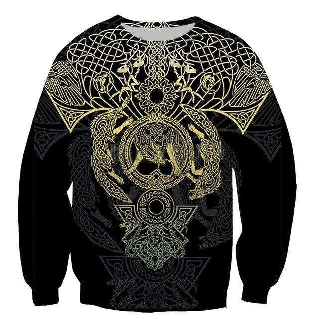 Pullover mit Wolf | Tal Der Wikinger